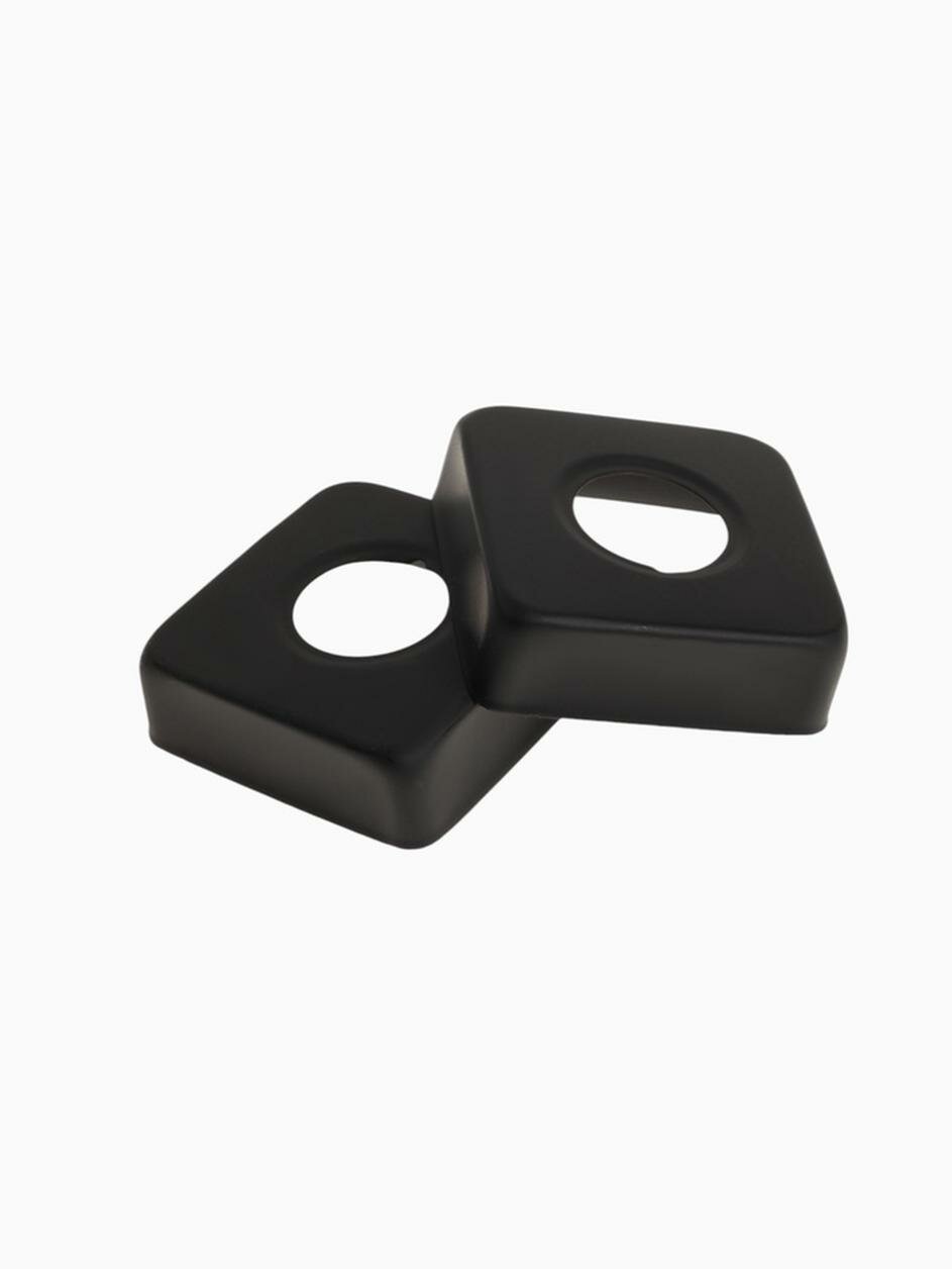 Отражатель для смесителя ZEIN Z5, 3/4", 2 шт, 63х63мм, высота 19 мм, нерж. сталь, черный