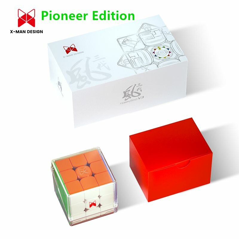 QiYi X-Man Tornado V3M 3x3x3 Магнитный магический куб Speed Cube Qiyi XMD Tornado V3 M Pioneer Edition Cubo Magico Souptoys