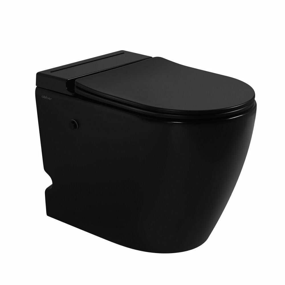 Приставной унитаз Abber Bequem AC1115PMB