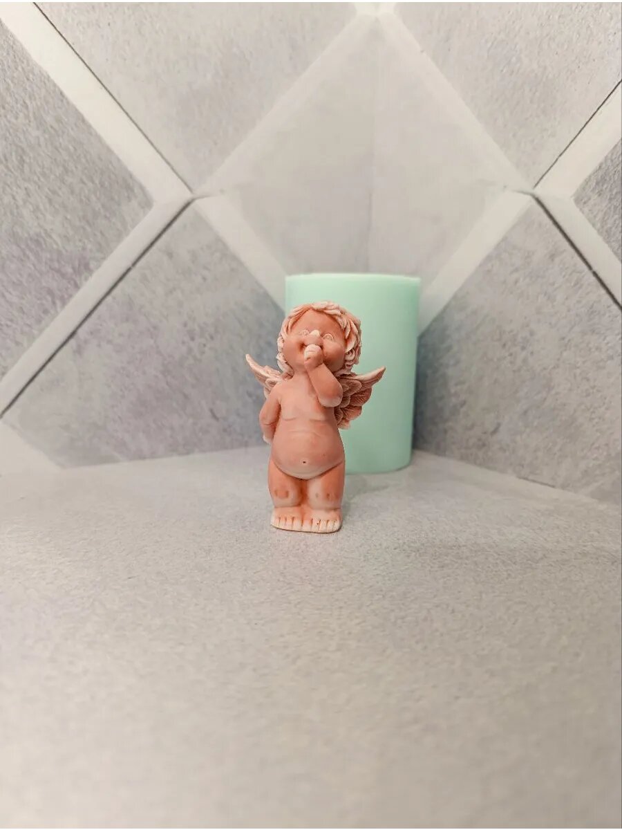 Молд силиконовый "Ангелочек". Высота готового изделия 7 см. " Т-молд".