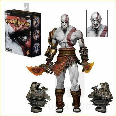 Фигурка Бог войны Кратос в доспехах Ареса / god of War 2 Kratos In Ares Armor (18см, коробка)