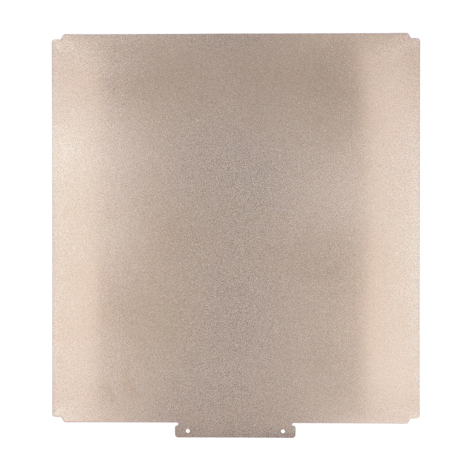 Платформа для сборки 3D-принтера Raise3d Pro3, 347x368 мм, толщина 0,5 мм, двухсторонняя, из PEI-пластика.