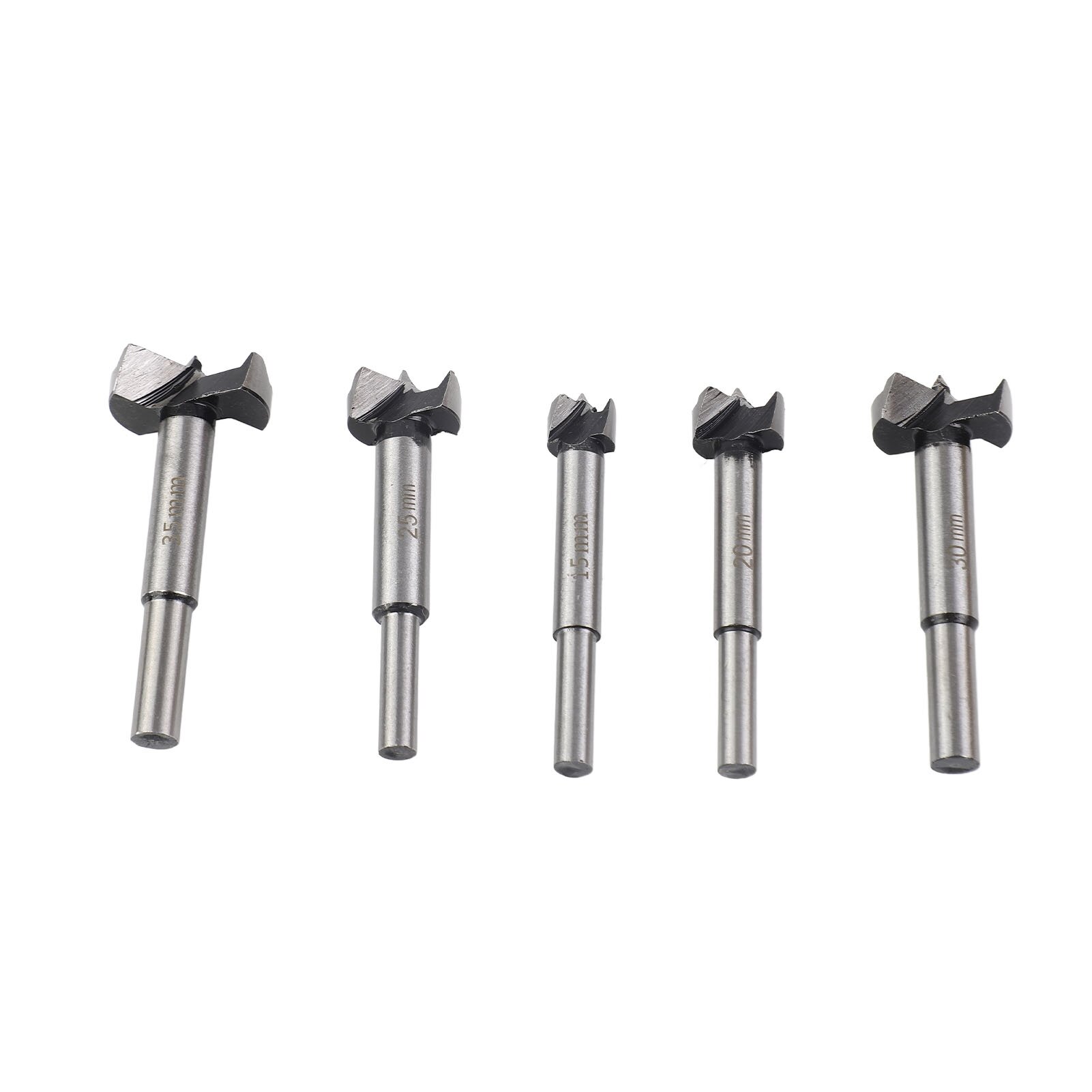 5 сверл Форстнера 15 20 25 30 35 мм, сверло-расширитель для стальных петель, диаметр 45°, для деревообработки.