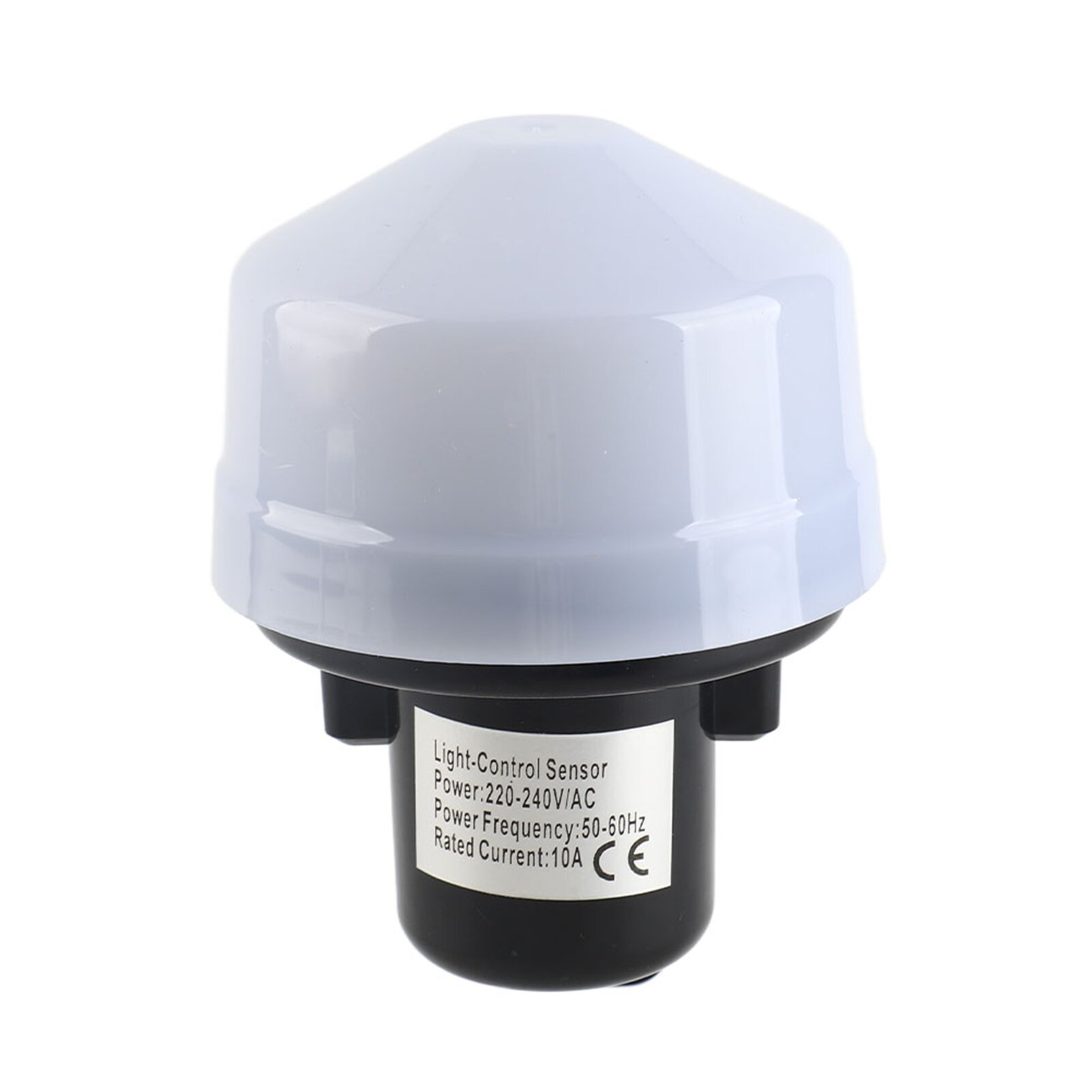Датчик Освещенности: Корпус 12 x 7 см, Атмосферостойкий Пластик Автоматическое Включение Света По Темноте - Фотореле С Высокой Чувствительностью 10-15 с Задержкой Автоматический Выключатель Света для Уличного Освещения, Сада и Территории Фабрик