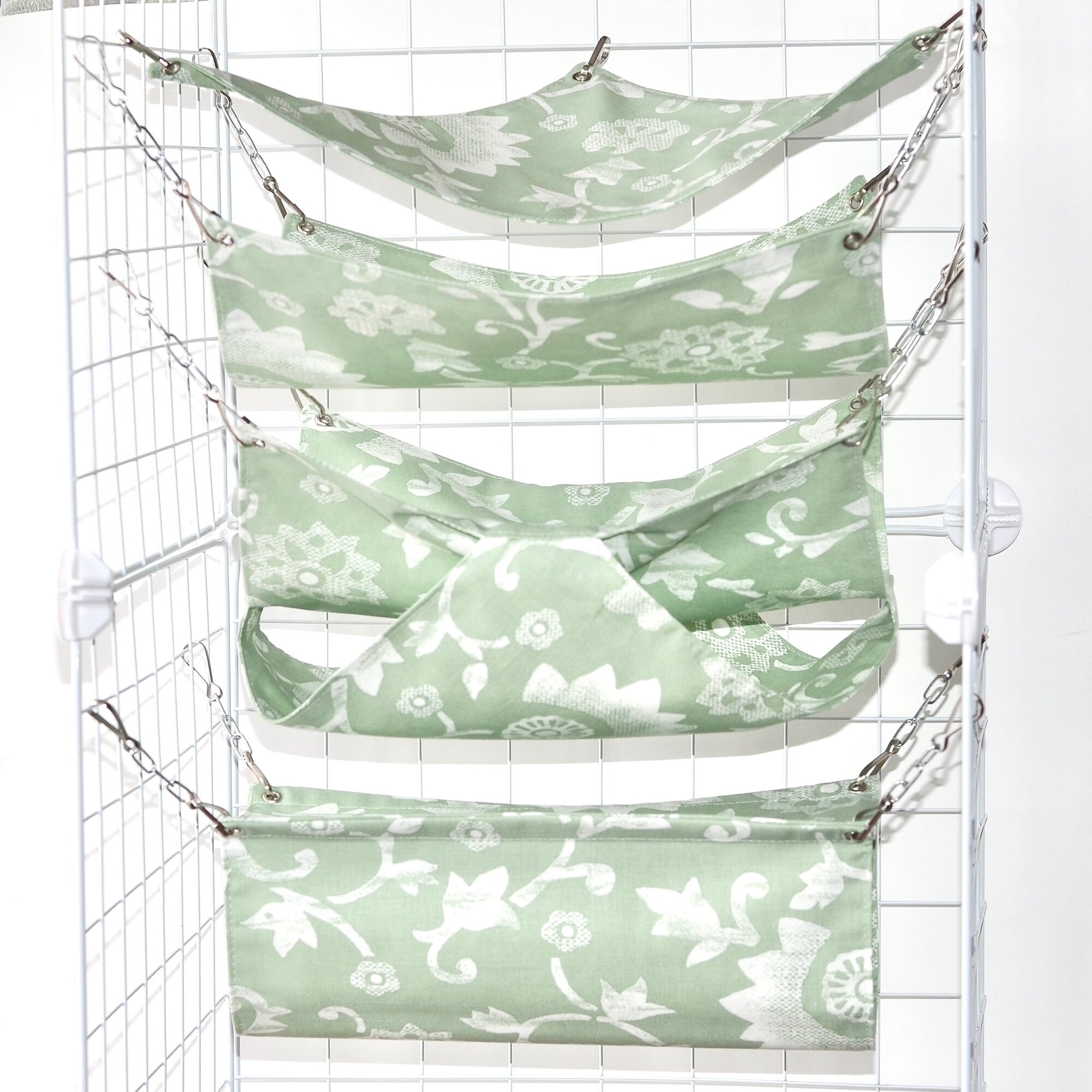 Набор гамаков Летний 27х27 см "Финик" для крыс и других мелких грызунов. Цвет зеленый