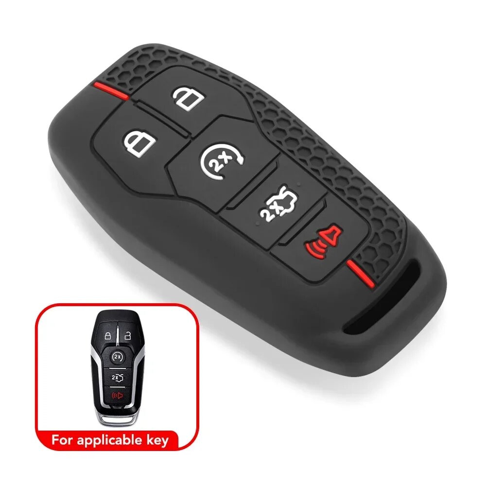 Автомобильный чехол для дистанционного ключа, брелок-держатель, брелок для Ford Fusion Mondeo Mustang F 150 Explorer Edge 2015 2016 2017 2018