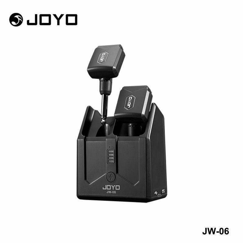 JOYO JW-06 Беспроводная гитарная звукоснимательная система 5,8 ГГц Цифровой беспроводной гитарный передатчик и приемник с портативным зарядным устройством