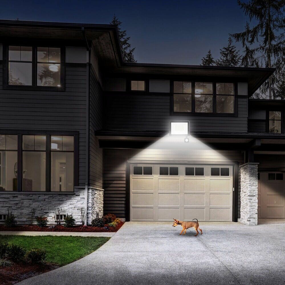 Светодиодный датчик движения, прожектор, водонепроницаемый уличный декор для гаража и сада,1,10, Датчик движения