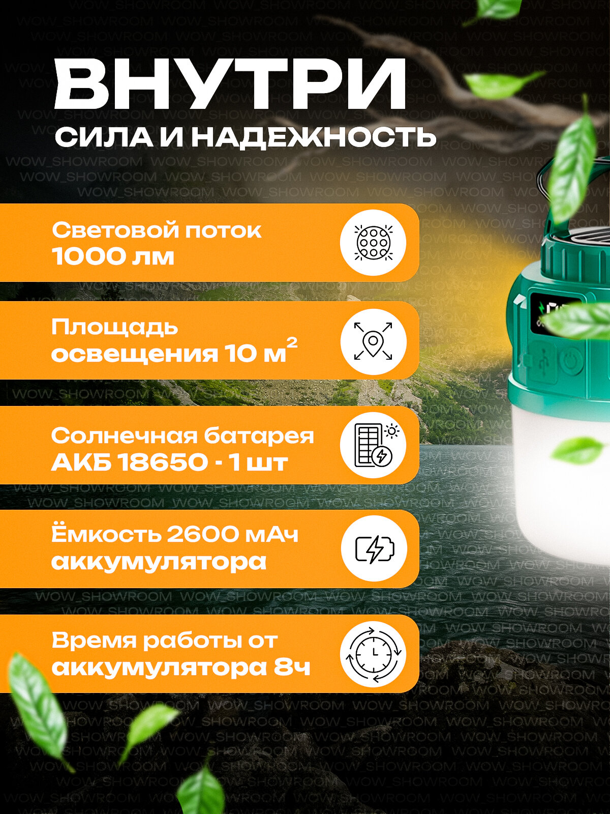 Кемпинговый фонарь — фото 1