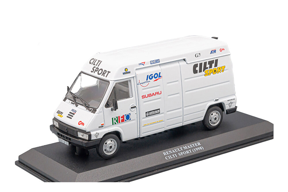 Модель коллекционная ALTAYA Renault master cilti sport (1998) из серии rallye véhicules d'assistance