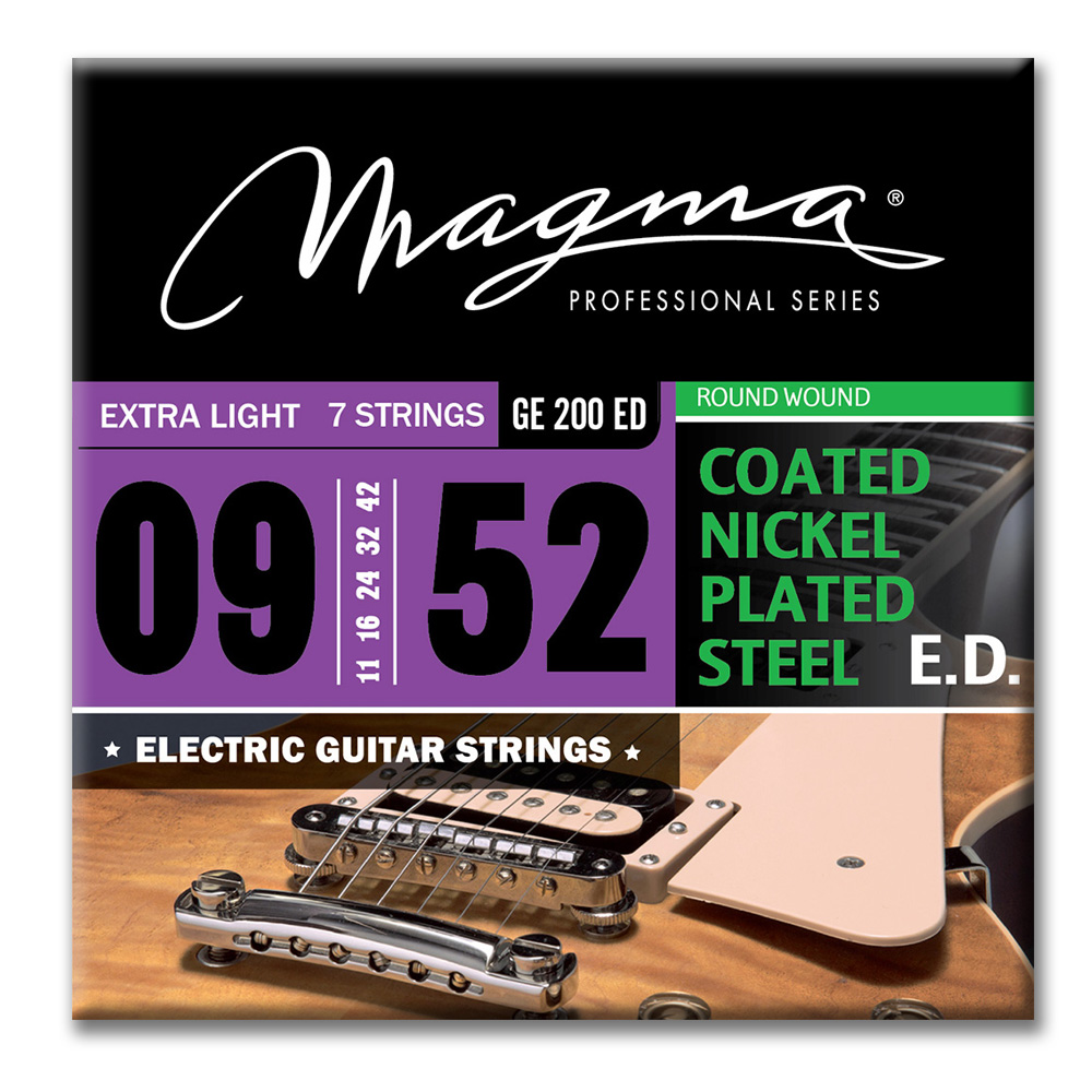 Струны для 7-струнной электрогитары Magma Strings GE200ED 9-52