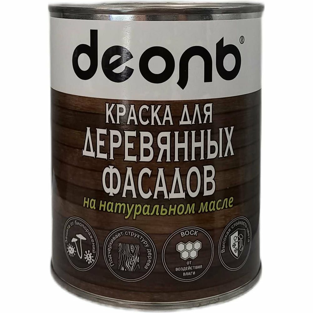 Краска для деревянных фасадов Деоль DMDFK1