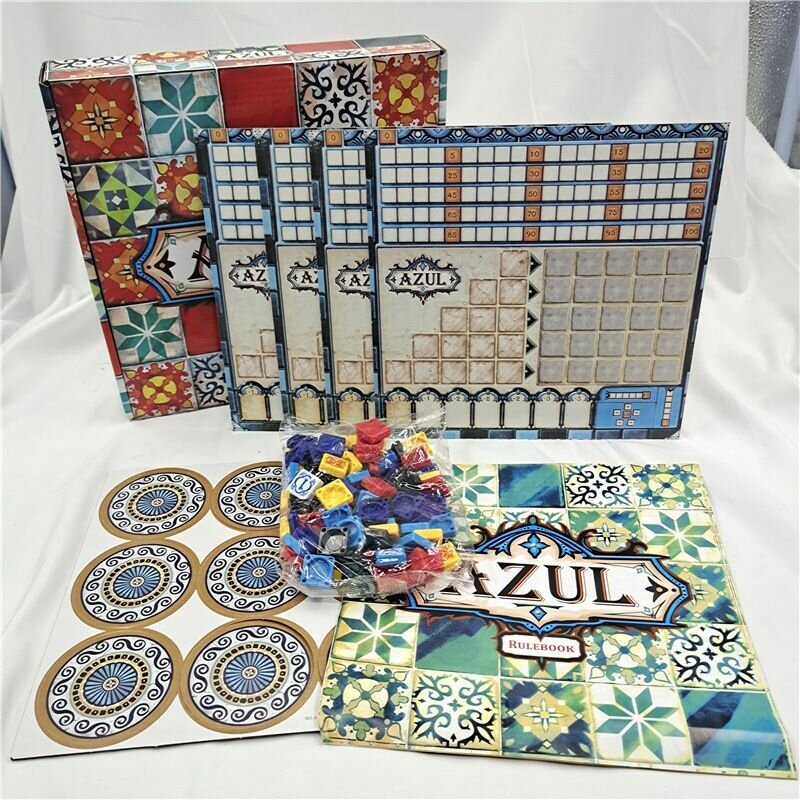 Развлекательная настольная игра Звезда "Azul", для детей от 8 лет，Русский