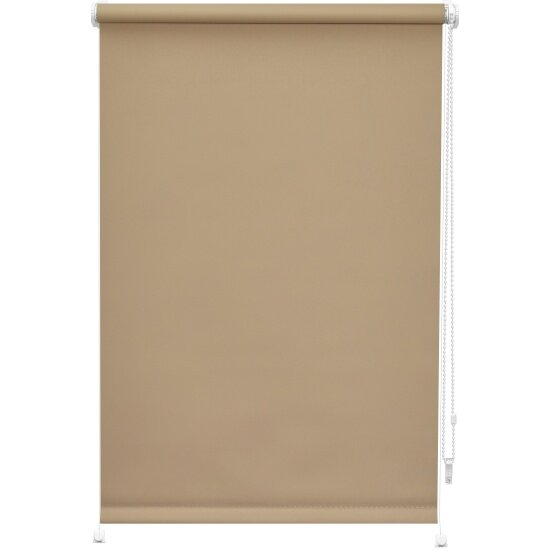 Рулонная штора Decofest Блэкаут Омега Какао с молоком 160x175