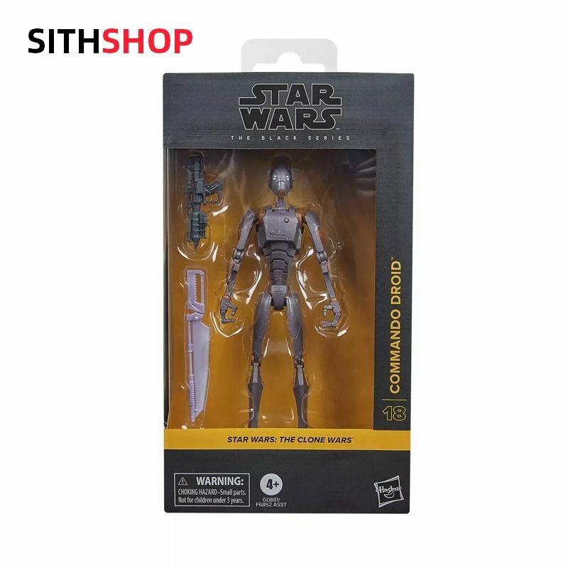 Фигурка Hasbro Star Wars The Black Series The Clone Wars Commando Droid 6 Inch Action Figure