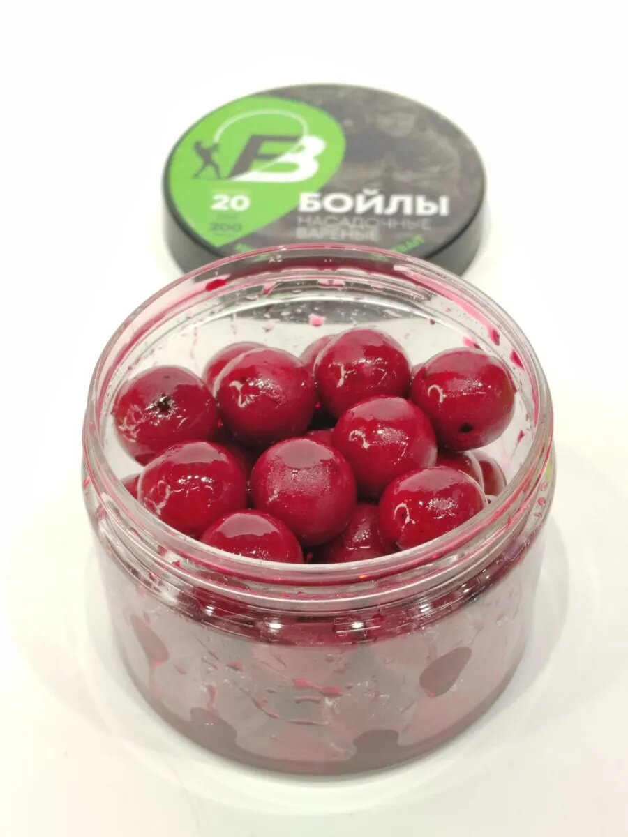 Бойлы варёные насадочные в дипе: 20 мм Plum