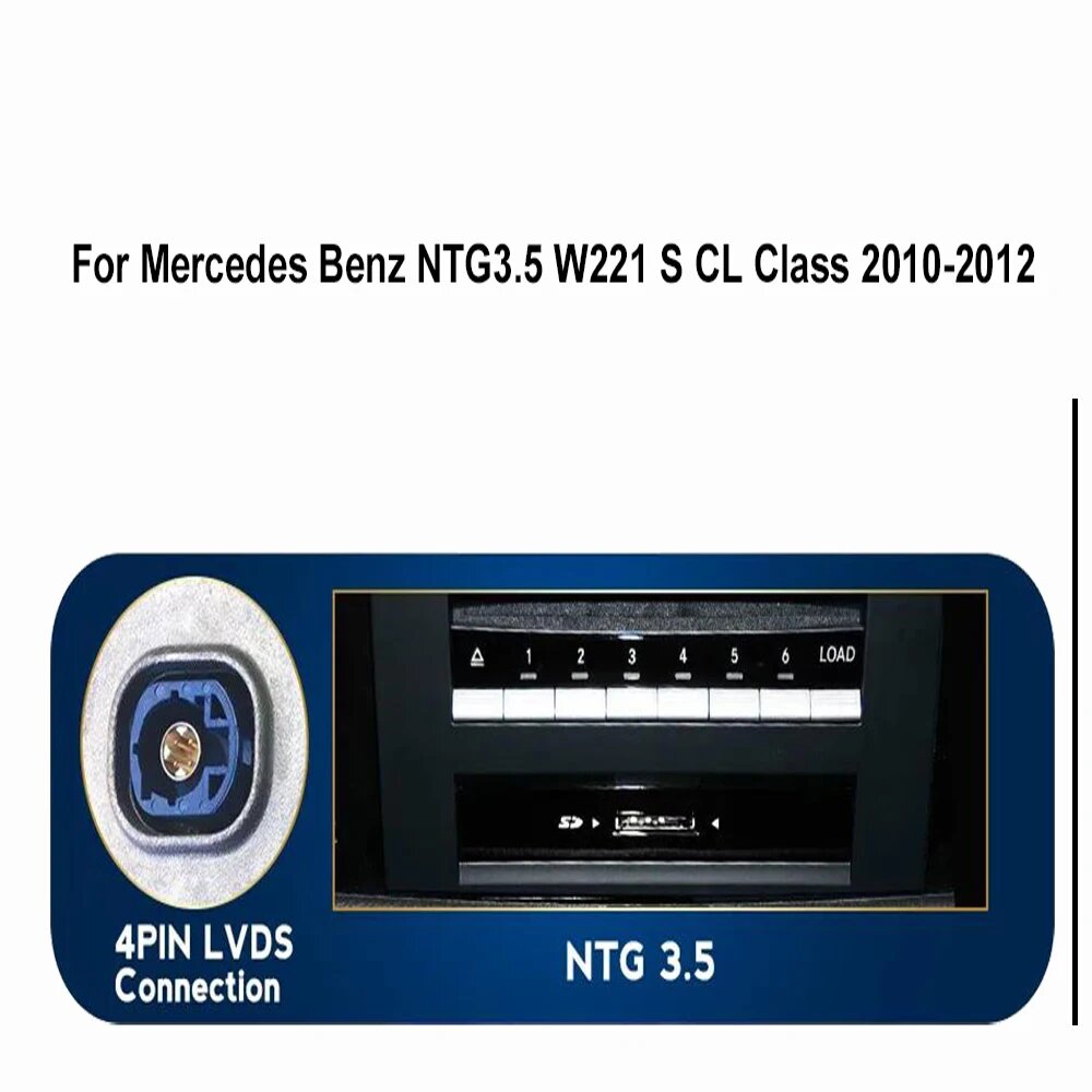 Беспроводной CarPlay Android Auto для Mercedes W221 S CL Class NTG 3.5 2010-2012