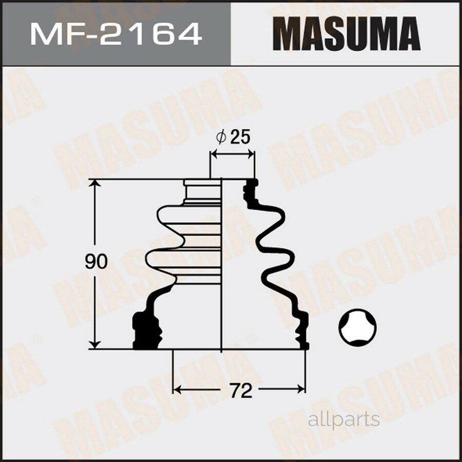 MASUMA MF-2164 Пыльник шруса TOYOTA ALPHARD MASUMA MF-2164
