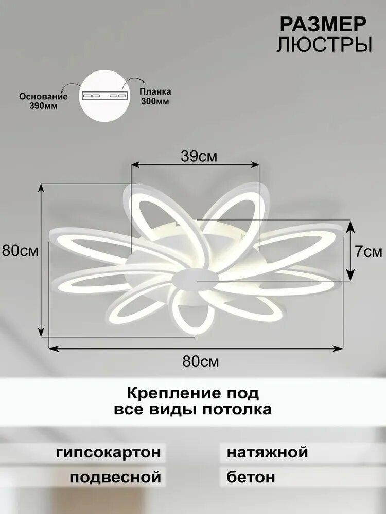 Светильник, LED, 216 Вт — фото 1