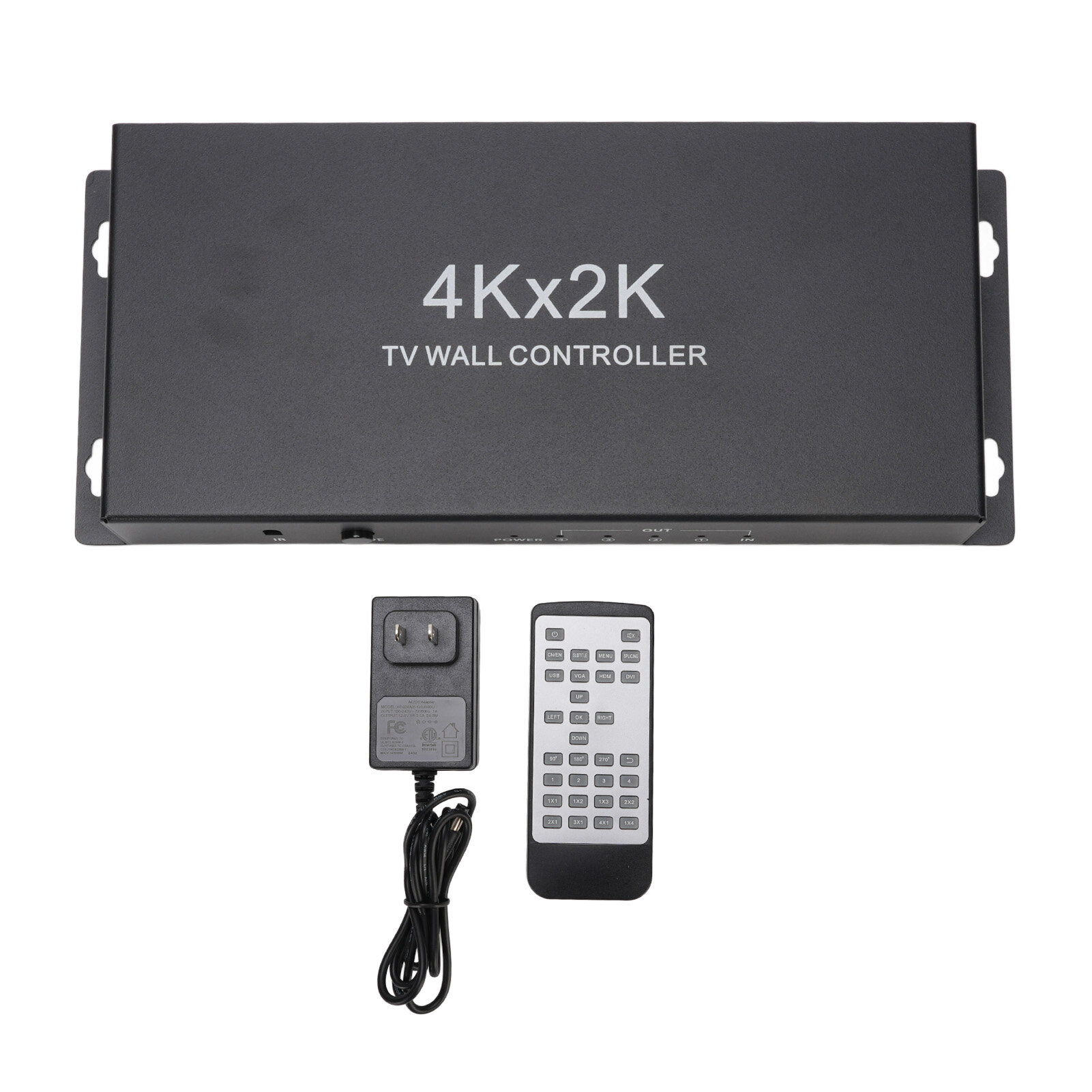 HD MultiMedia Video Splicer 1 в 4 Out 4K TV -сплайсинг -коробка Мультиэкранный контроллер видео 2x2 US Plug