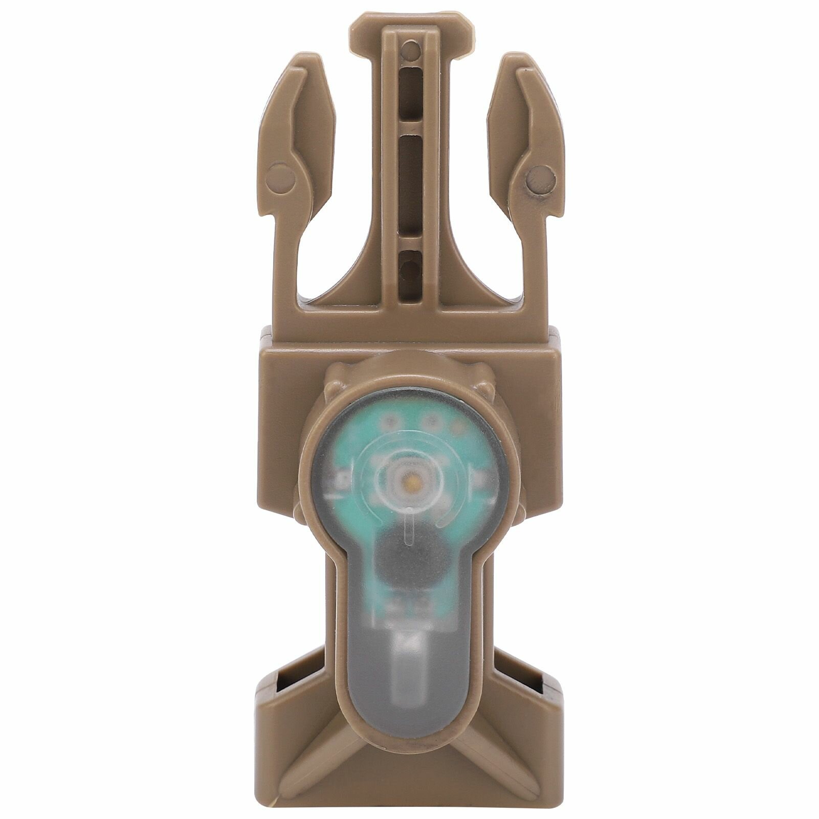 Наружный мини-фонарь выживания IPX8 водонепроницаемый с основанием красного цвета