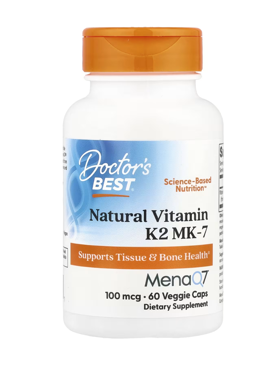 K2 от Doctor's Best, 100мкг, 60шт