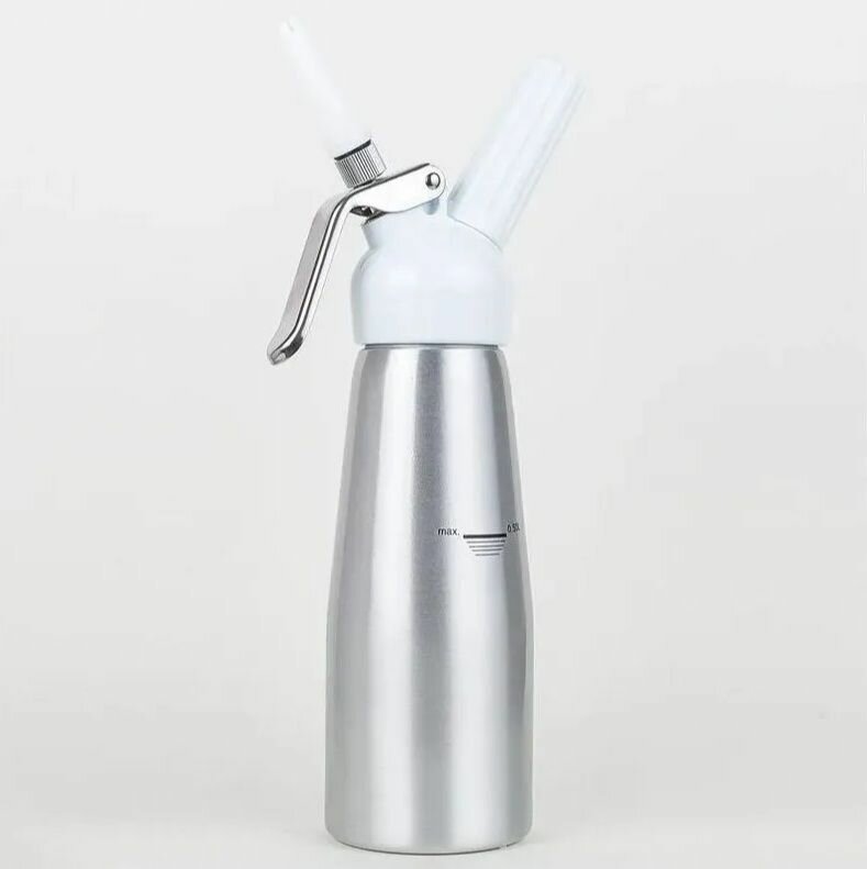 Кремер (сифон) для приготовления взбитых сливок с насадками, 500 мл