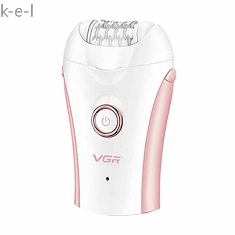 Эпилятор V-705, съемный моющийся блок, быстрая зарядка, розовый, белый