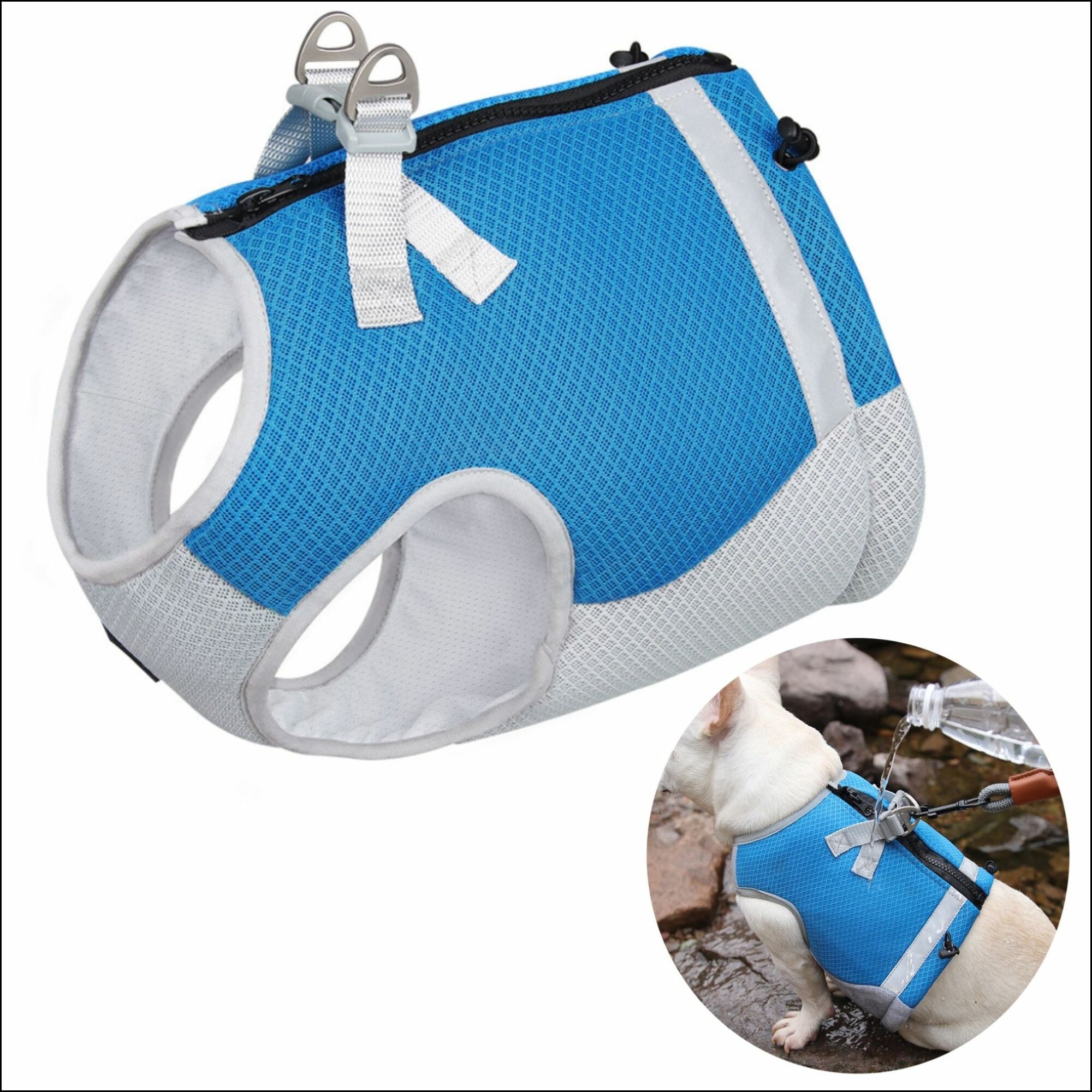 Прохладный жилет для собак, охлаждающий костюм для домашних животных, куртка быстрого охлаждения