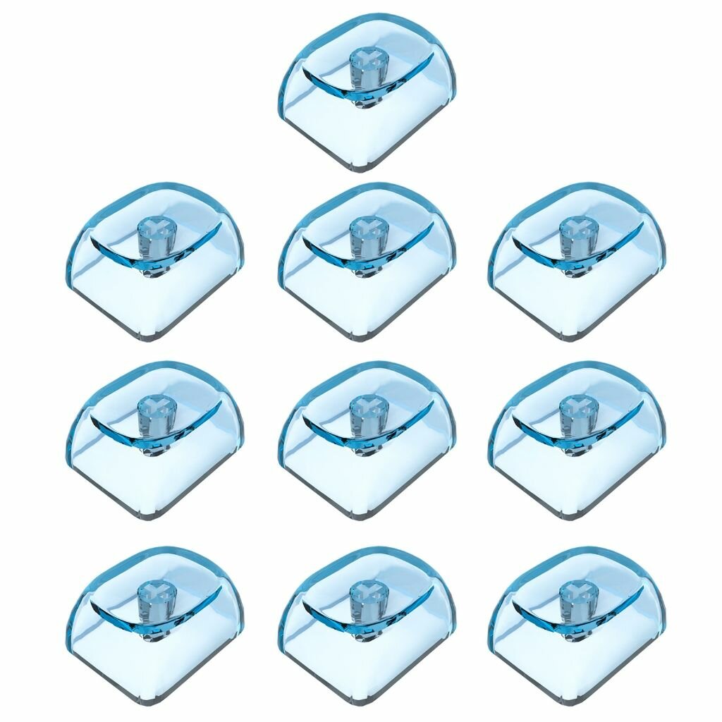 Прозрачные кейкапы для механических клавиатур, Синий