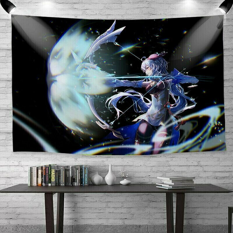 Гобелен аниме genshin Impact японский