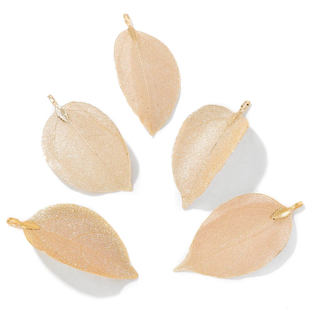 5 шт, подвески из глины, листья розы, vinswet Бежевый, 8