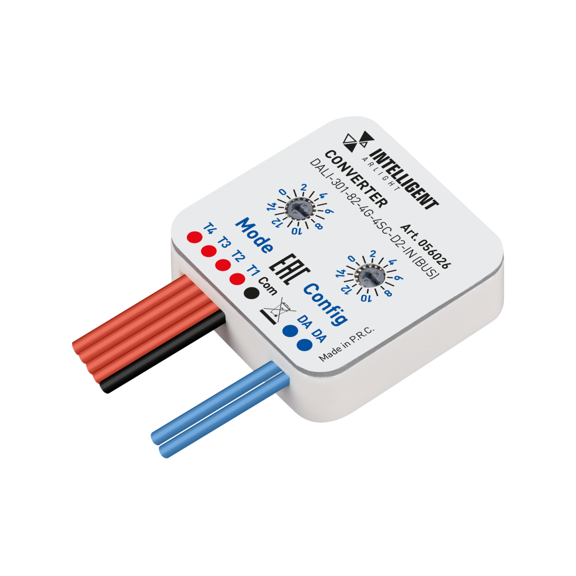 Конвертер Arlight INTELLIGENT ARLIGHT Конвертер DALI-301-82-4G-4SC-D2-IN (BUS) (IARL, IP20 Пластик, 3 года)