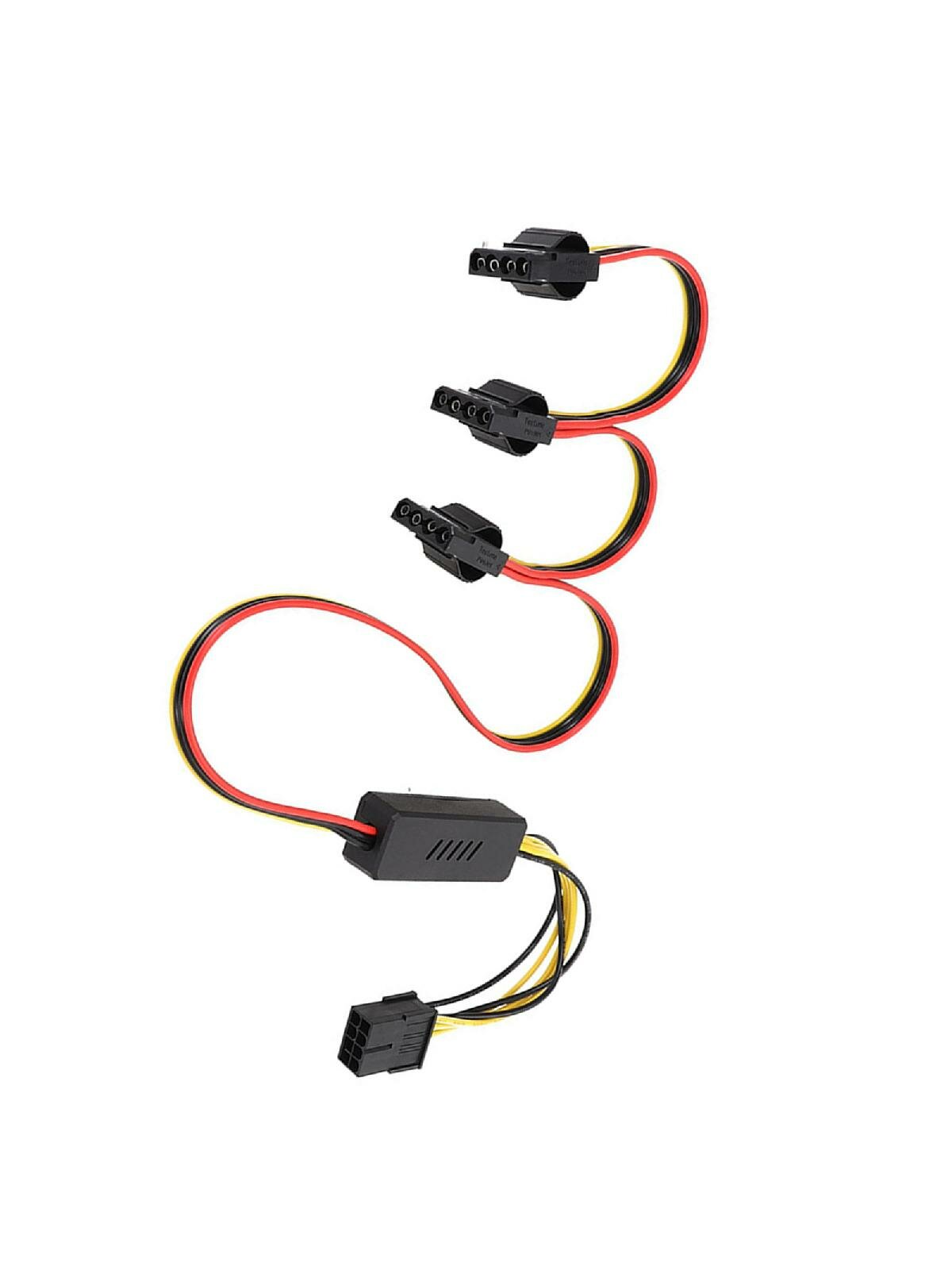 8Pin To 4Pin Molex Hard Drive Power Supply Adapter Connectors Cable 12V To 5V Hard Disk Power Supply Cord Replacement