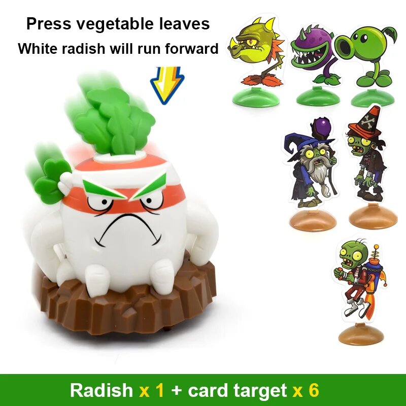 Фигурка Радище Plants VS ZOMBIES PVZ, Зеленый, Цвет: H