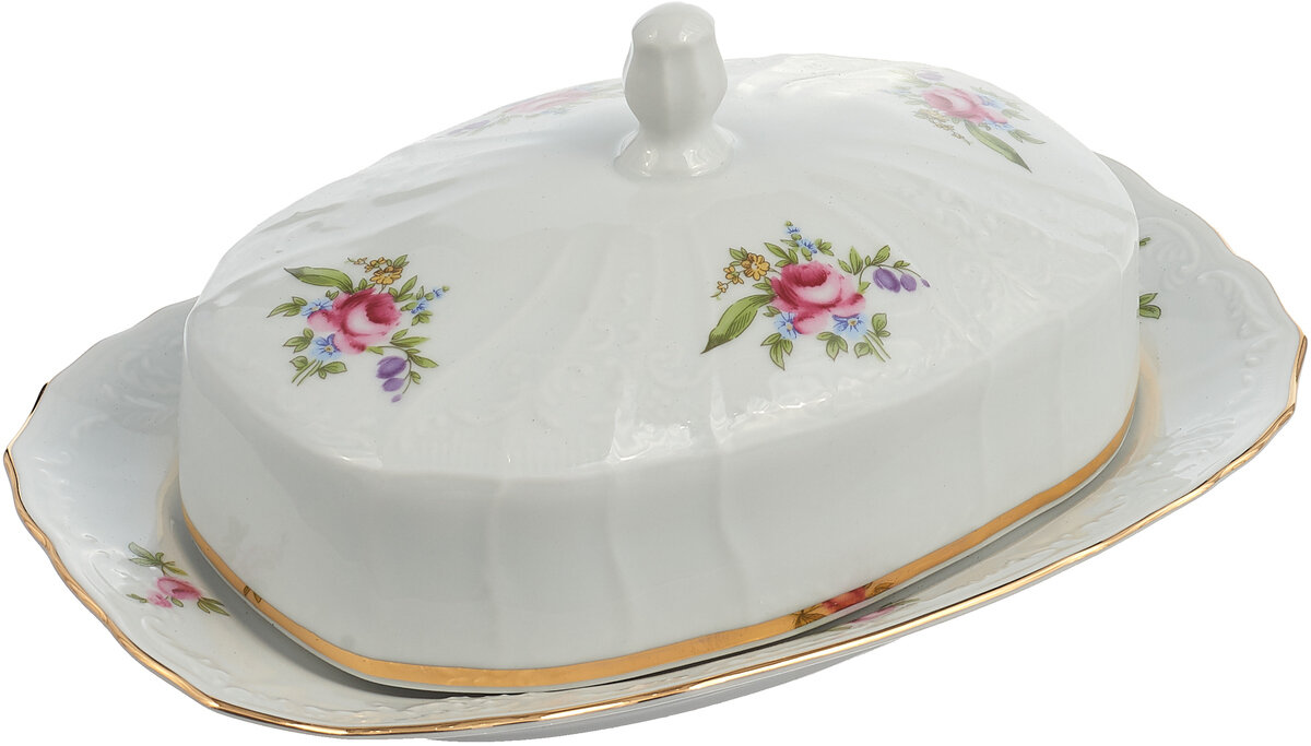 Масленка; "Bernadotte", декор "Мейсенский букет", Thun/ БТФ0238