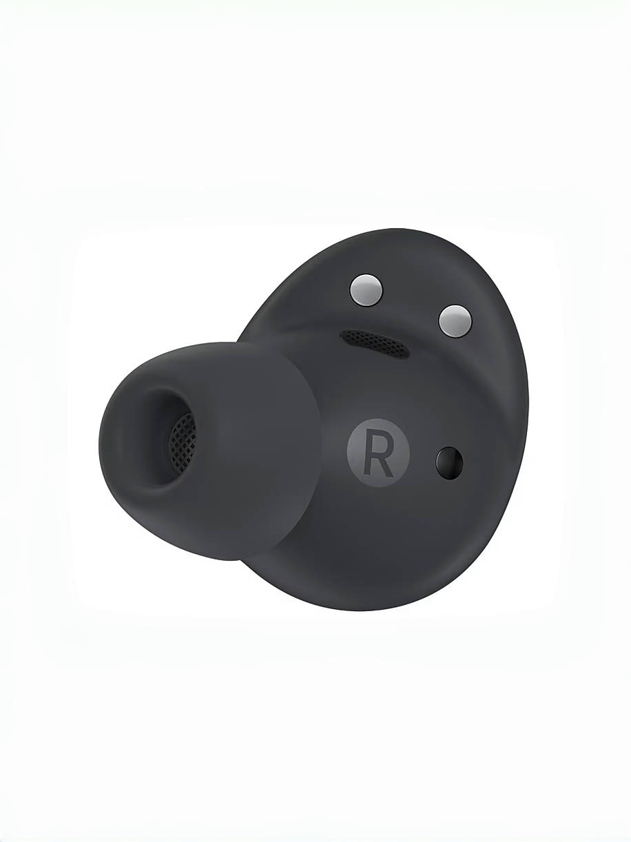 Пpавый нayшник Samsung buds 2 pro (R510) агатовый черный c амбушкрой среднегo размера"м"