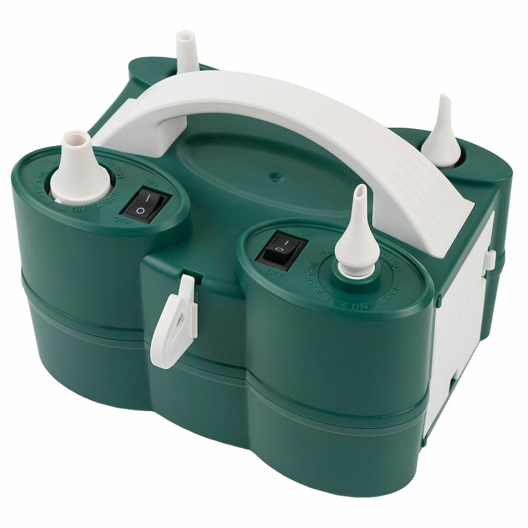 Компрессор воздушных шаров Дон Баллон 2 в 1 PRO, с резаком, 30/600 Вт зеленый, 1 шт