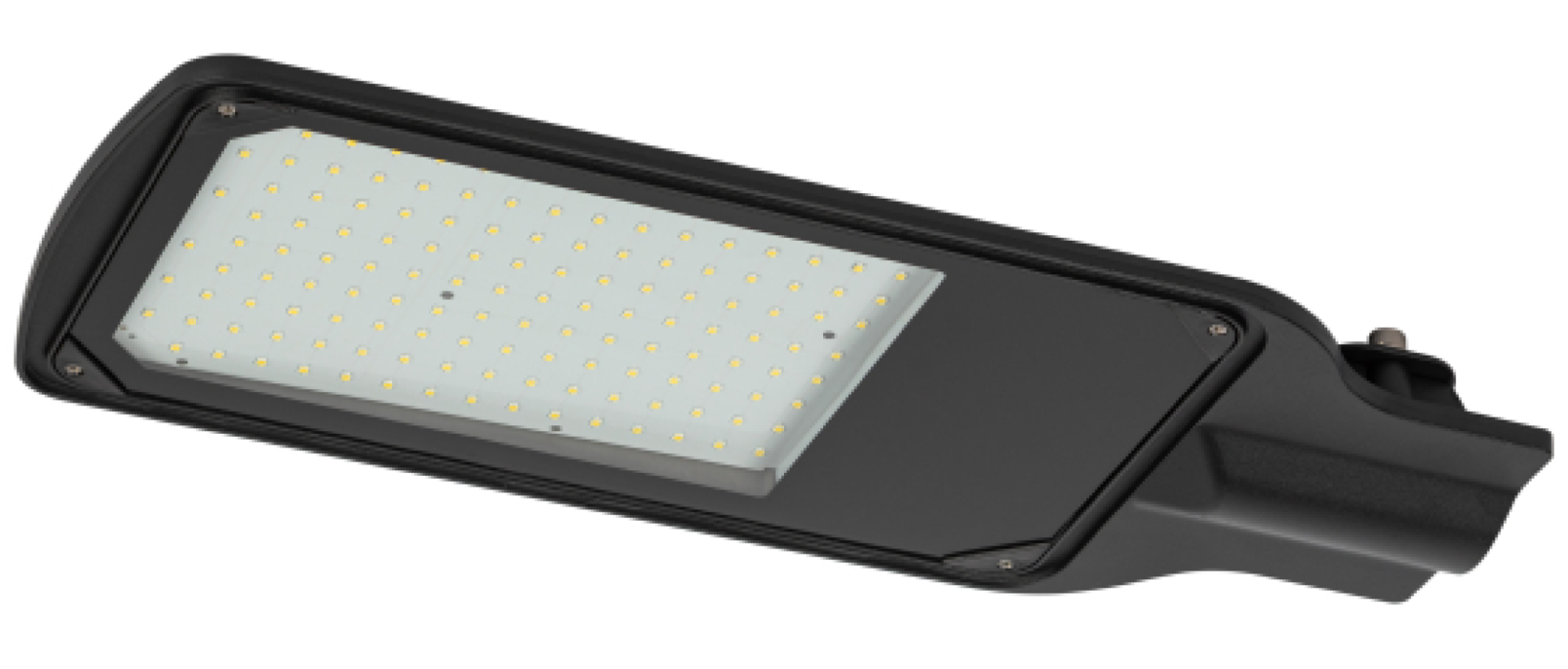 Светильник уличный ЭРА SPP-504-0-50K-100 консольный, светодиодный в алюминиевом корпусе, мощностью 100Вт, 5000К IP65 10000Лм, размером 437х200х40мм / освещение