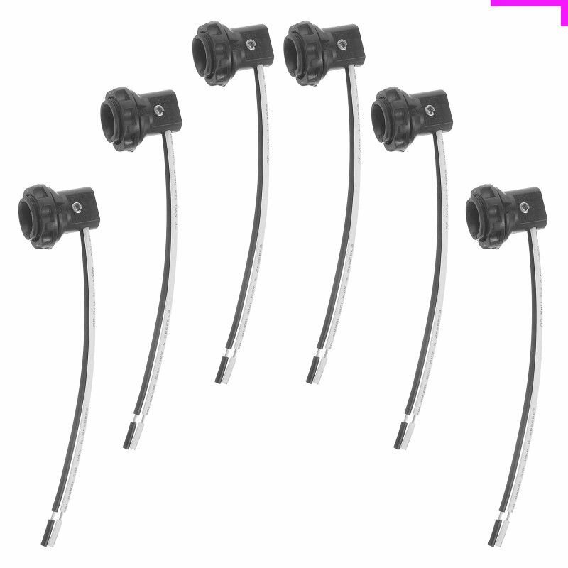 6 шт. Цоколь для лампочек E12, провода, разъем 125В 75Вт, патрон для ламп