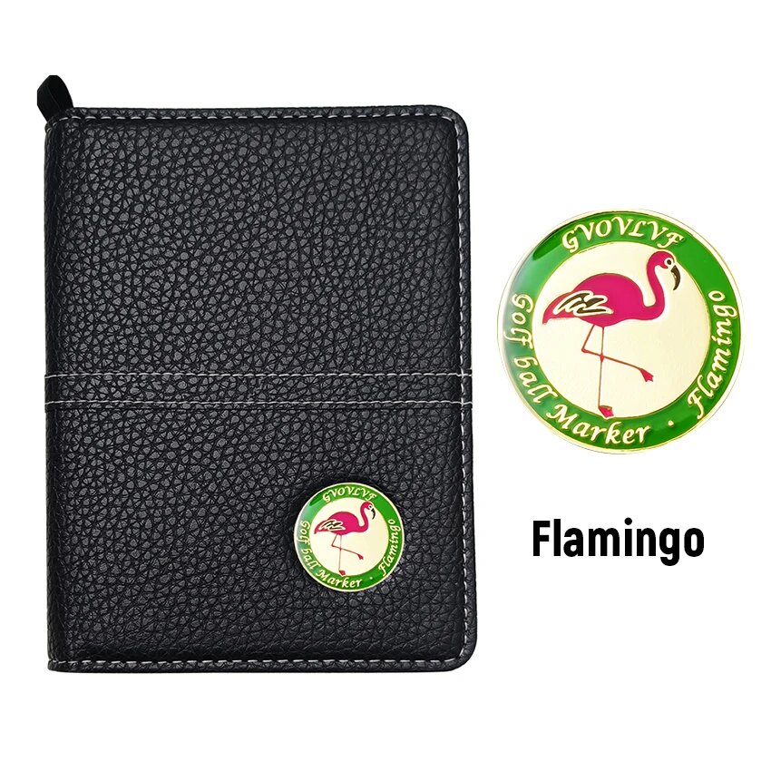 Держатель для карт гольфа GVOVLVF черный, Flamingo