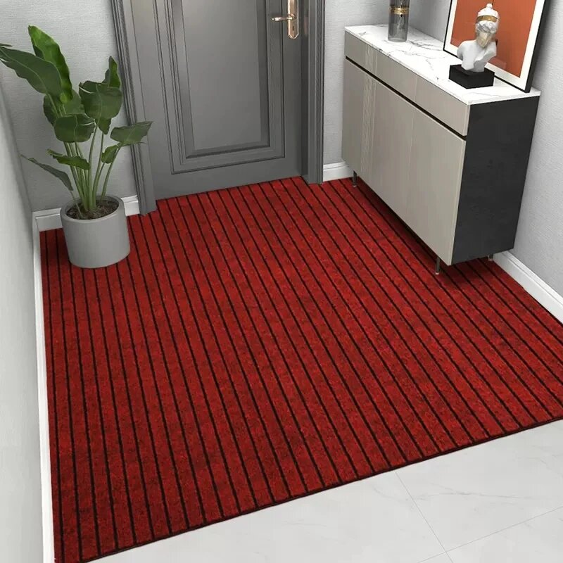 Противоскользящий коврик для входа Blended Fabrics, Striped Red, 60cmx90cm