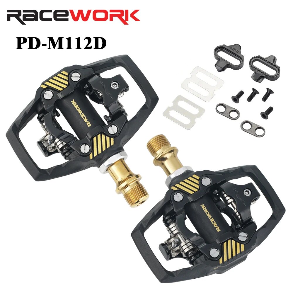 RACEWORK PD-M112D MTB педали, золото