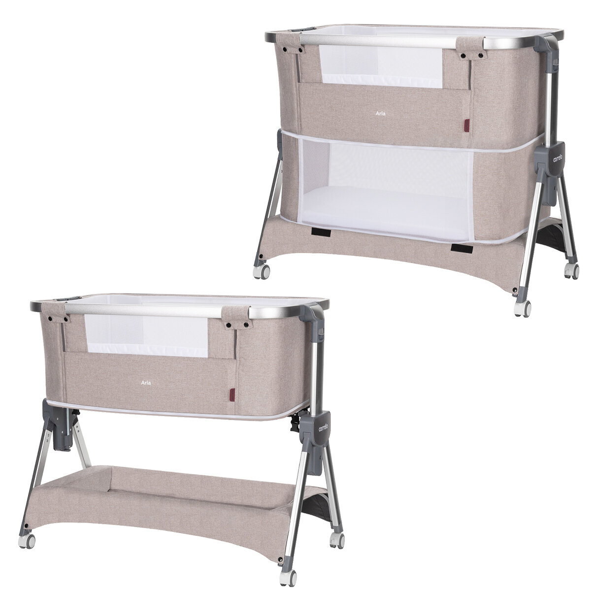 Кроватка 3в1 Aria CRL-16401 Cream Beige (размер спального места 84.5 см*46.5)