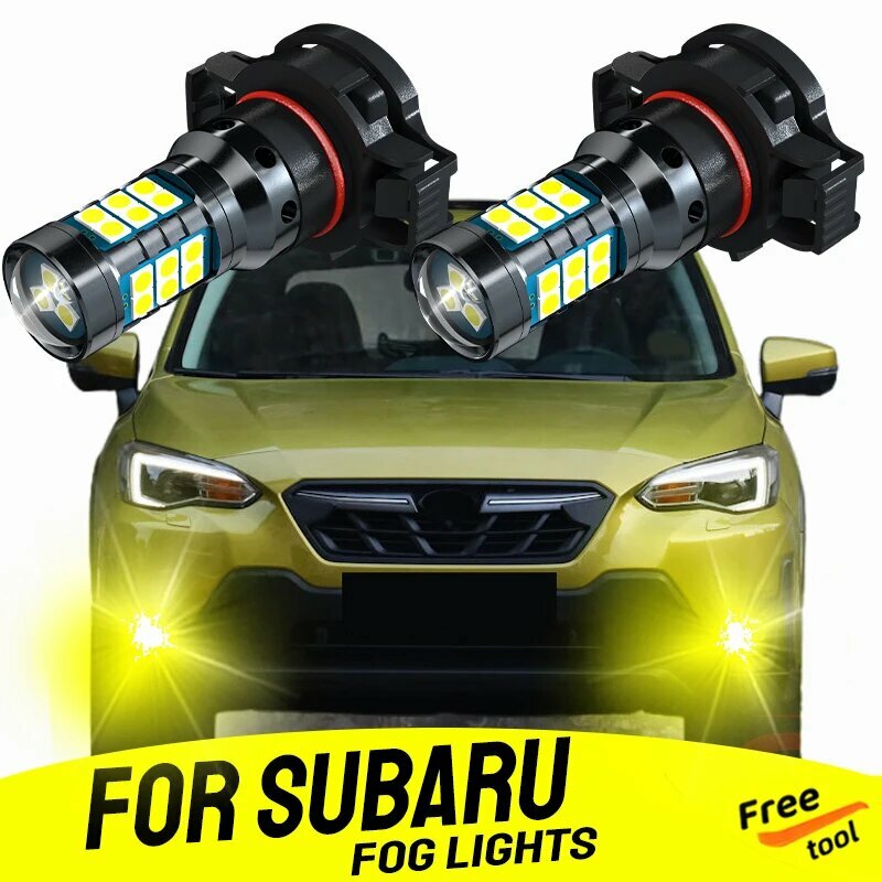 2xАвтомобильные светодиодные передние противотуманные фары без ошибок для Subaru BRZ Impreza GP GJ GT XV MK1/2 Crosstrek 2015 2016 2017 2018 2019 2020 White, XV II(GT)(2017-2021)