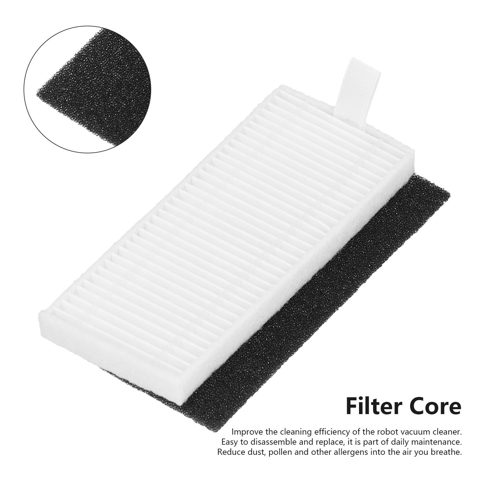4 комплекта фильтра, сменный сетчатый фильтр из хлопка для Lefant M200 201 501 520 T700 роботизированного пылесоса