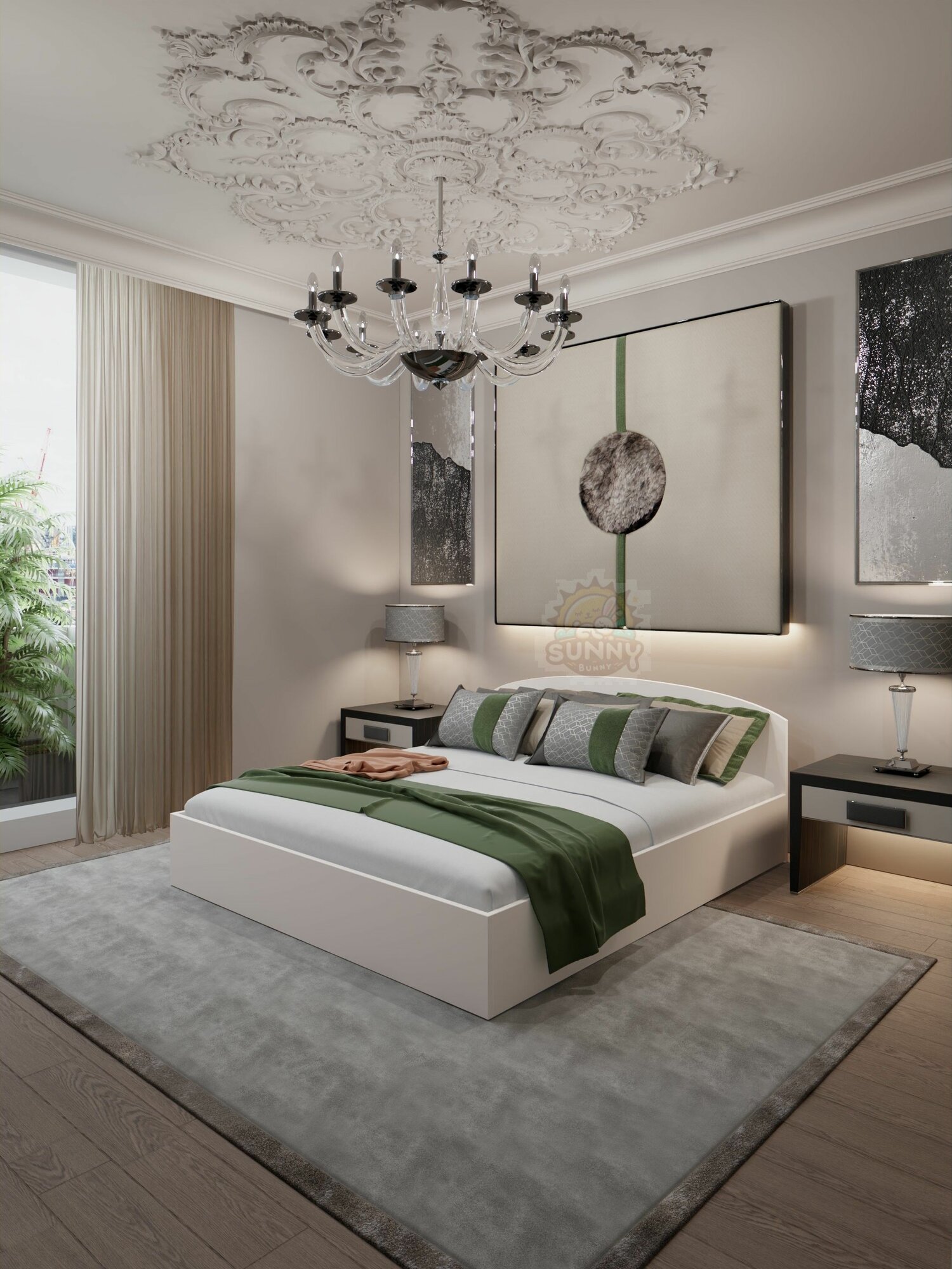 Полутороспальная кровать Барокко 140х190 см, с подъемным механизмом, (матрас-sleep FLEX S), ЛДСП (Белый)