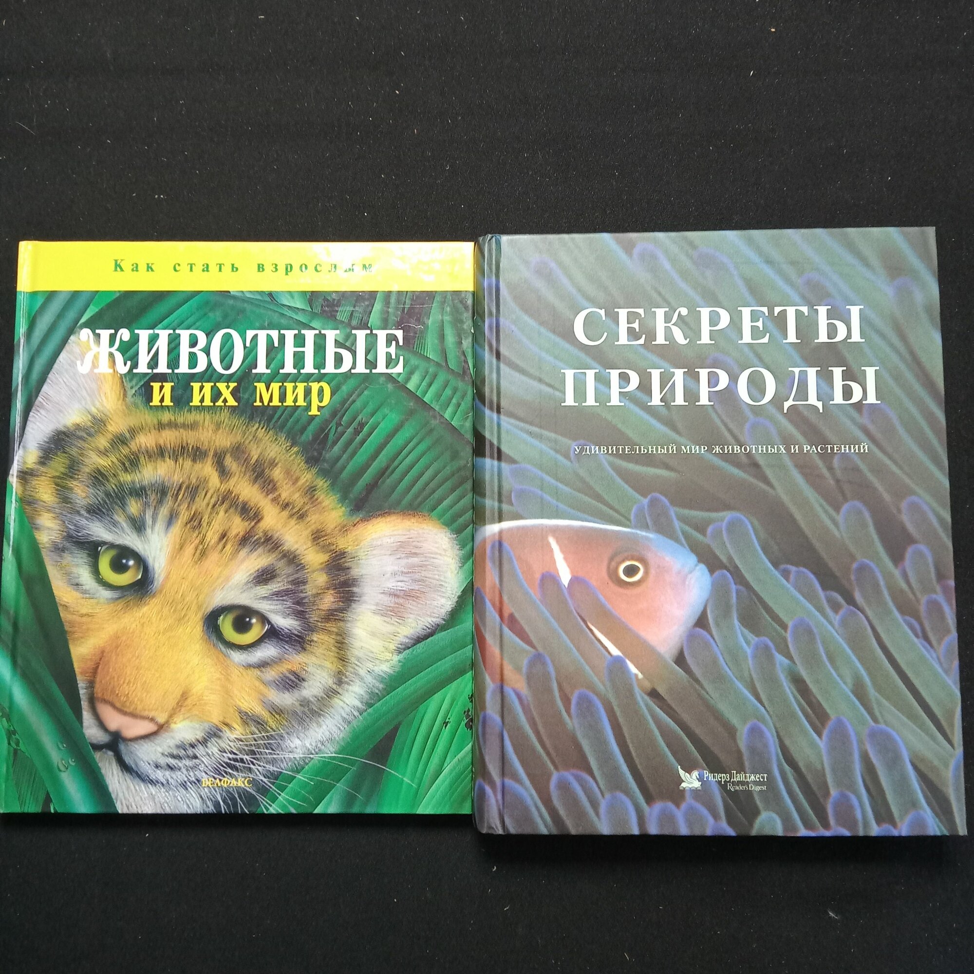 Набор из двух книг: энциклопедии животных и растений, 1995-99 г.