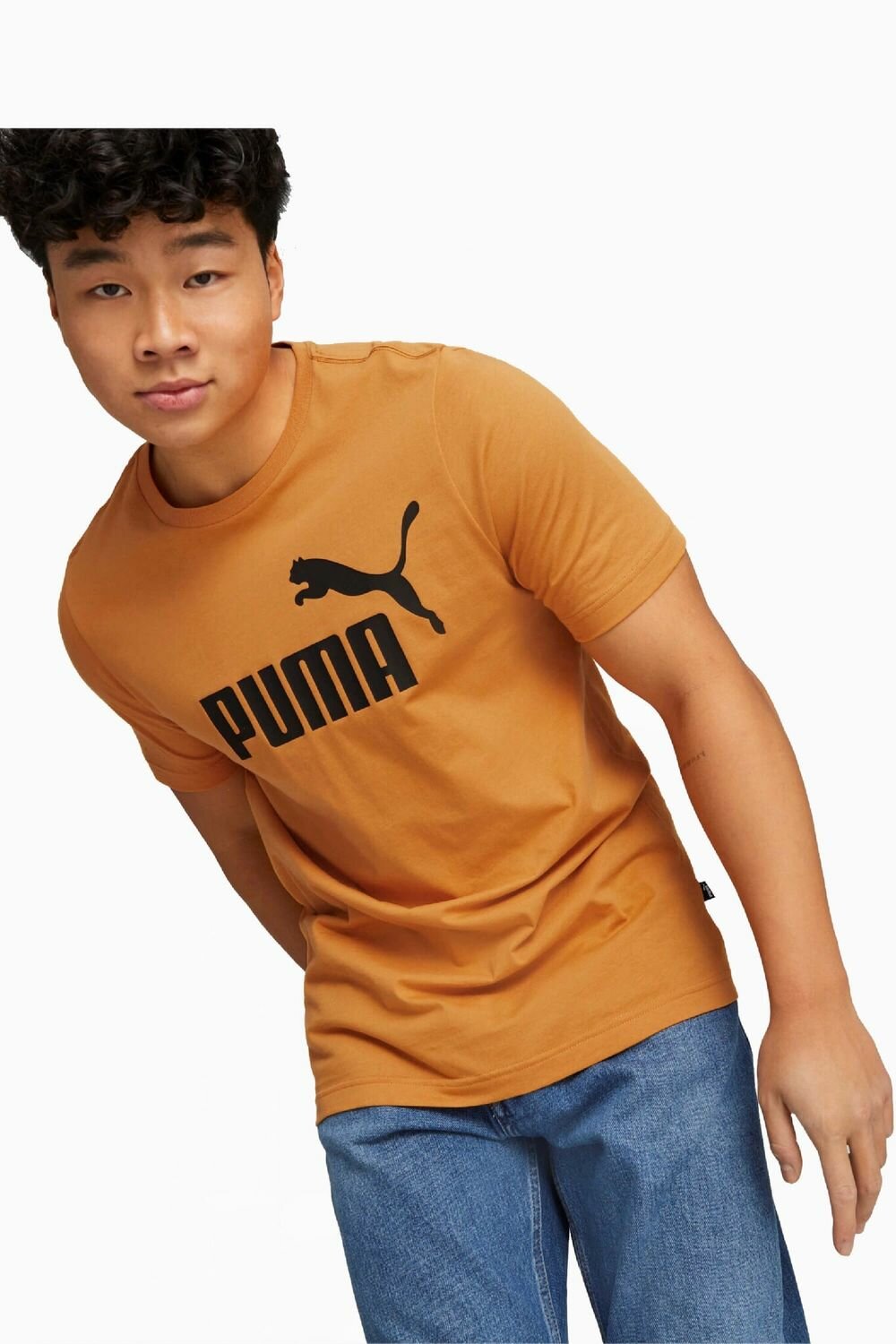 Футболка спортивная PUMA, размер S, желтый — фото 1