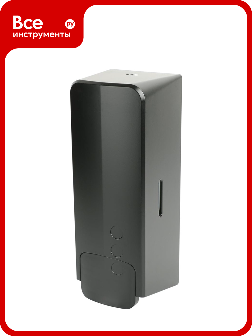 Диспенсер для жидкого мыла Nofer Classic EVO из пластика, черный 03040. N